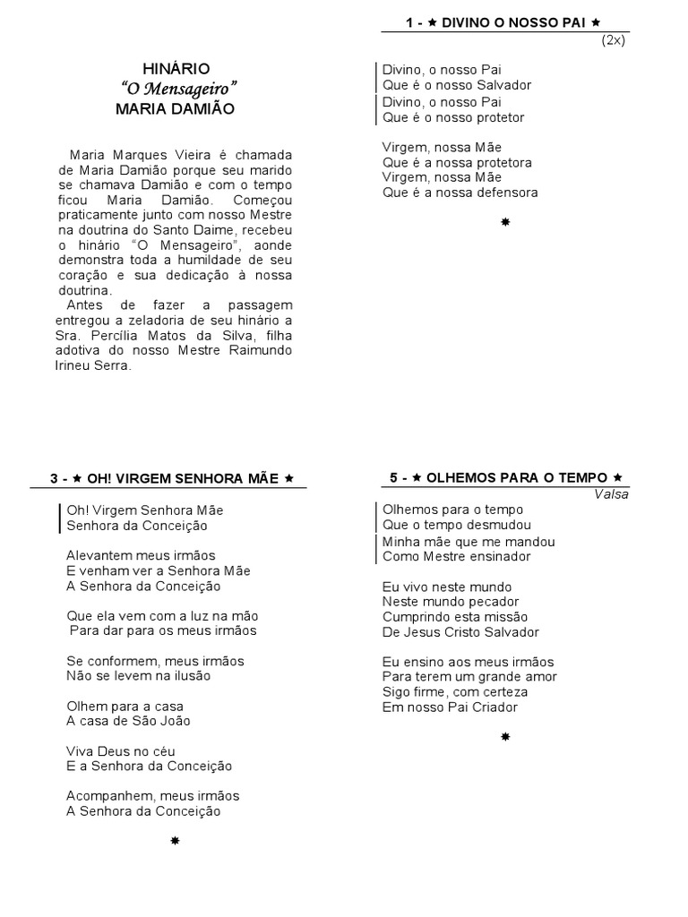 Maria Damiao | PDF | Maria, mãe de Jesus | Deus