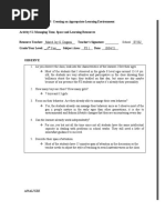 FS1 - Episode 6 - Delos Santos | PDF | Classroom | Teachers