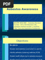 Asbestos Awareness Quiz Answers | PDF | Asbestos | Medicine
