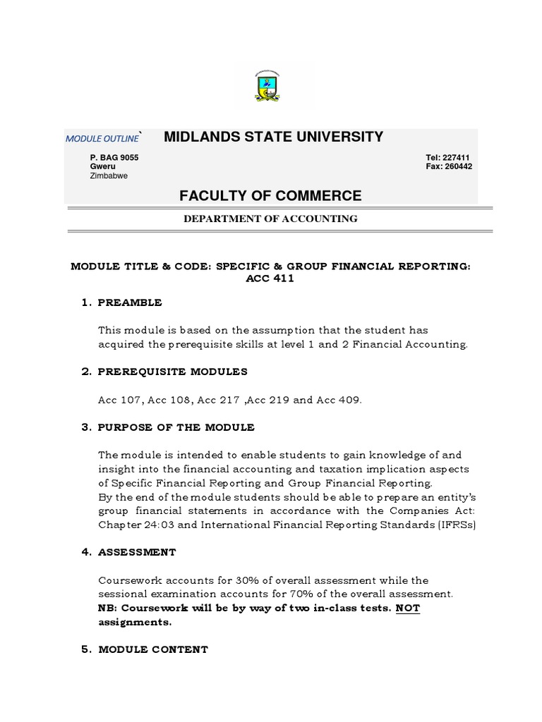 Acc 411 Notes | PDF | Investing | Equity (Finance)