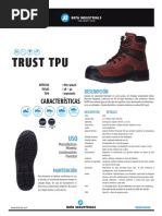 Ficha Técnica Bota Riverline GRS | PDF | Textiles | Calzado