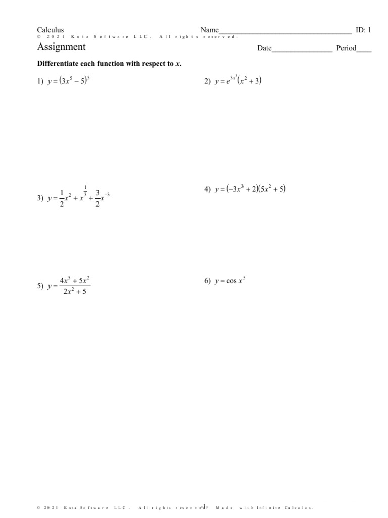 Quiz 3 Derivatives | PDF | Calculus | Mathematical Analysis
