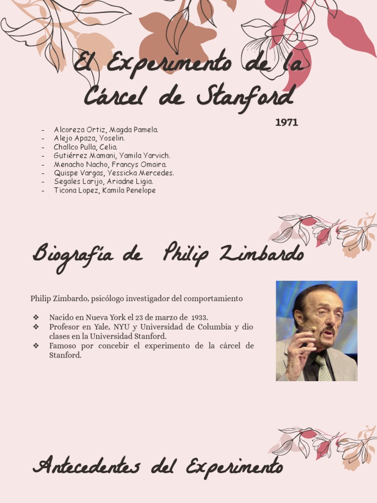 El Experimento de La Carcel | PDF | Experimentar | Comportamiento