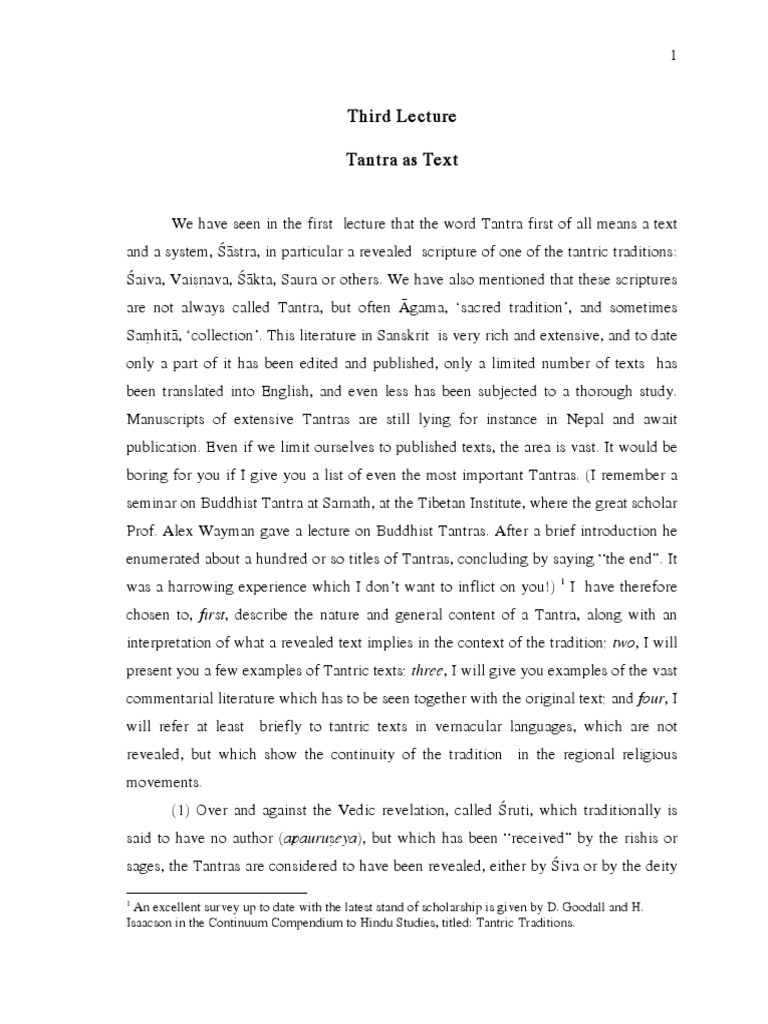 Understanding Tantric Texts and Traditions | PDF