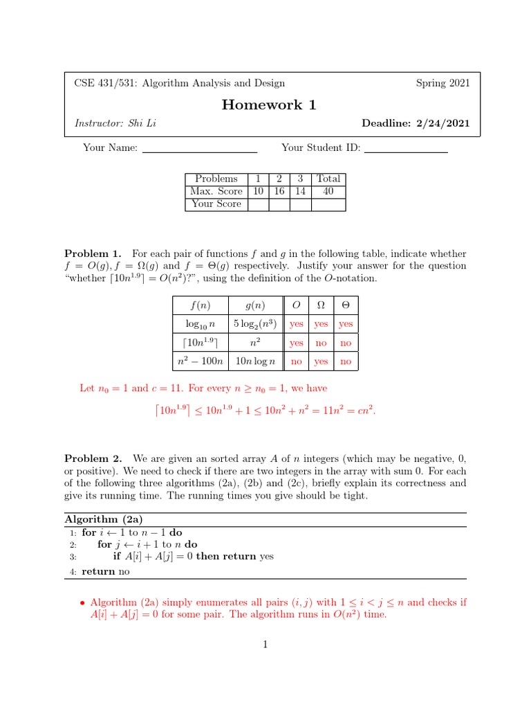 HW1 Sol | PDF | Graph Theory | Mathematical Concepts
