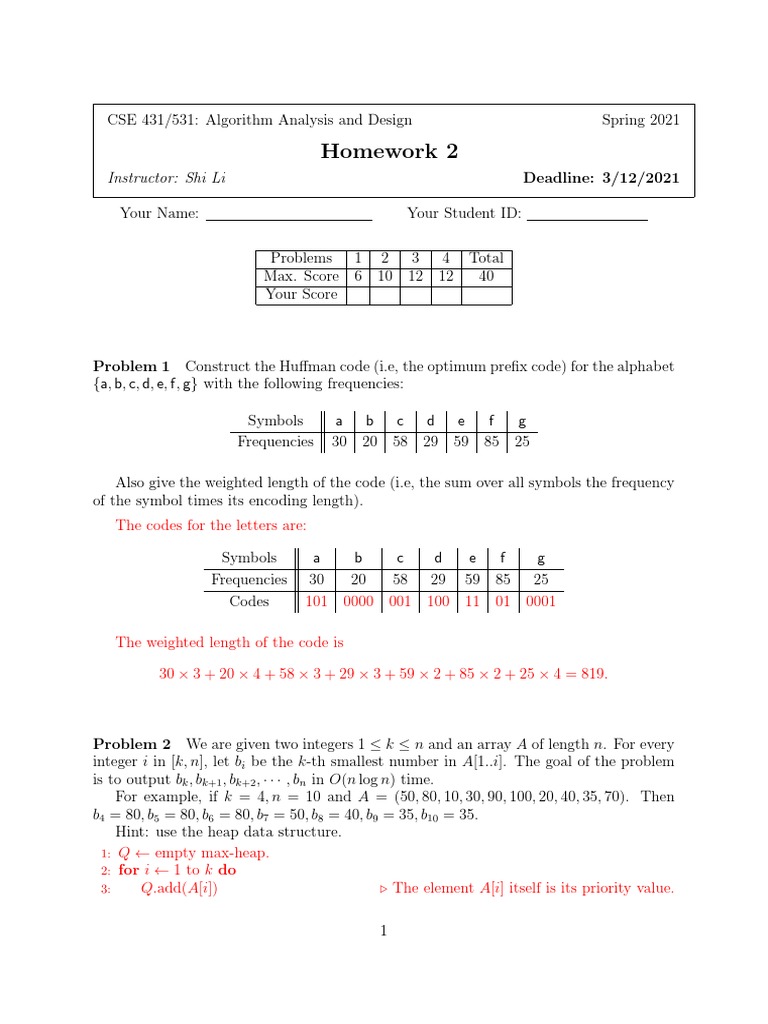 Optimal Greedy Algorithm for the Generalized Interval Covering Problem | PDF | Mathematical ...