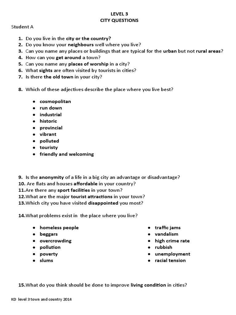 City Questions | PDF | Slum | Urban Planning