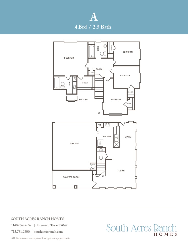 4 Bed / 2.5 Bath: South Acres Ranch Homes 11409 Scott St. - Houston ...