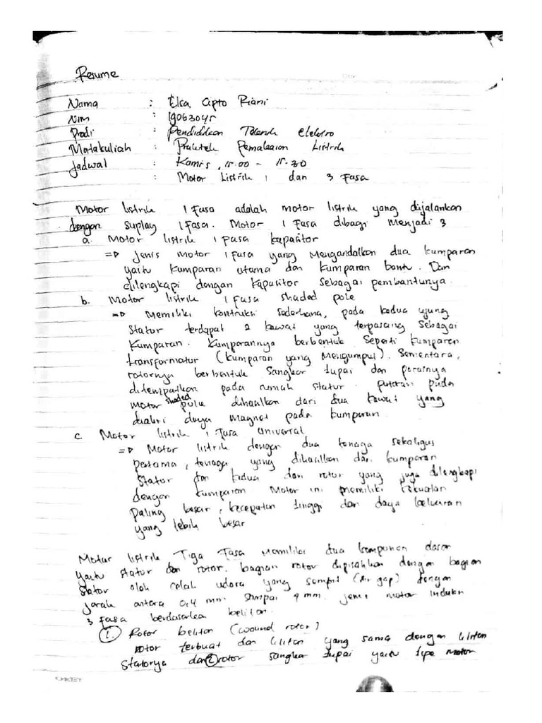 Resume Praktek Pemakaian Listrik Dikompresi Compressed-Compress5 | PDF