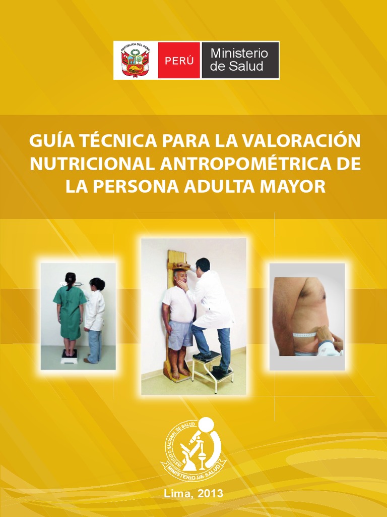 Valoración Nutricional Antropométrica Persona Adulta Mayor2013 | PDF ...