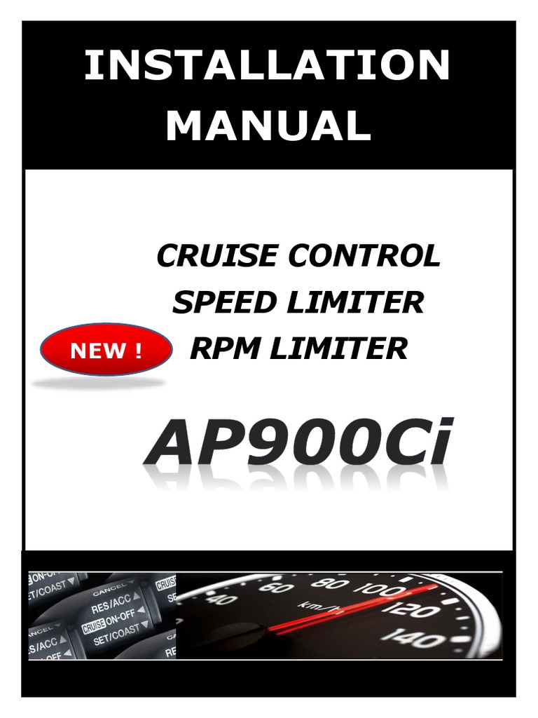 Installation Manual: Cruise Control Speed Limiter RPM Limiter ...