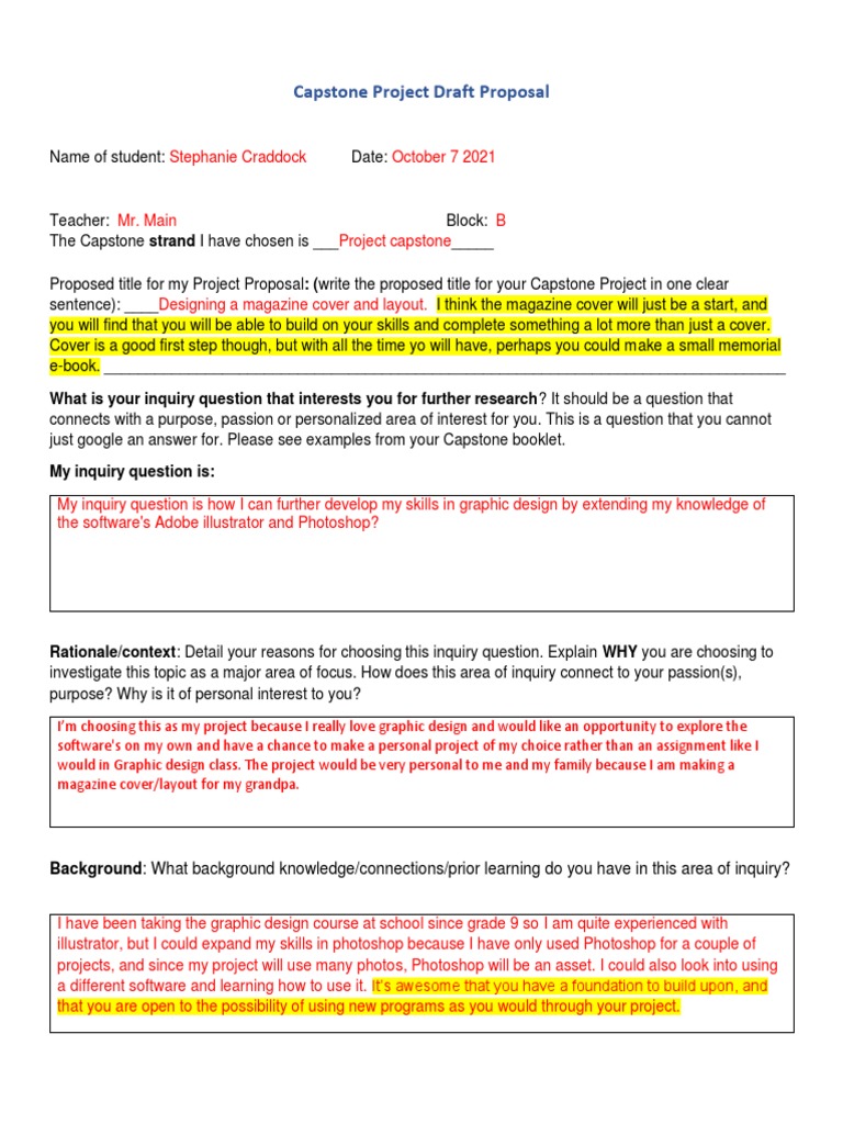 CLC 12 - Capstone Project Draft Proposal | PDF | Graphic Design | Adobe ...