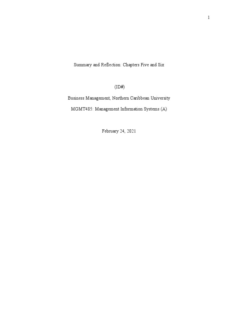 Chapters 5-6 Summary and Reflection | PDF | Cloud Computing ...