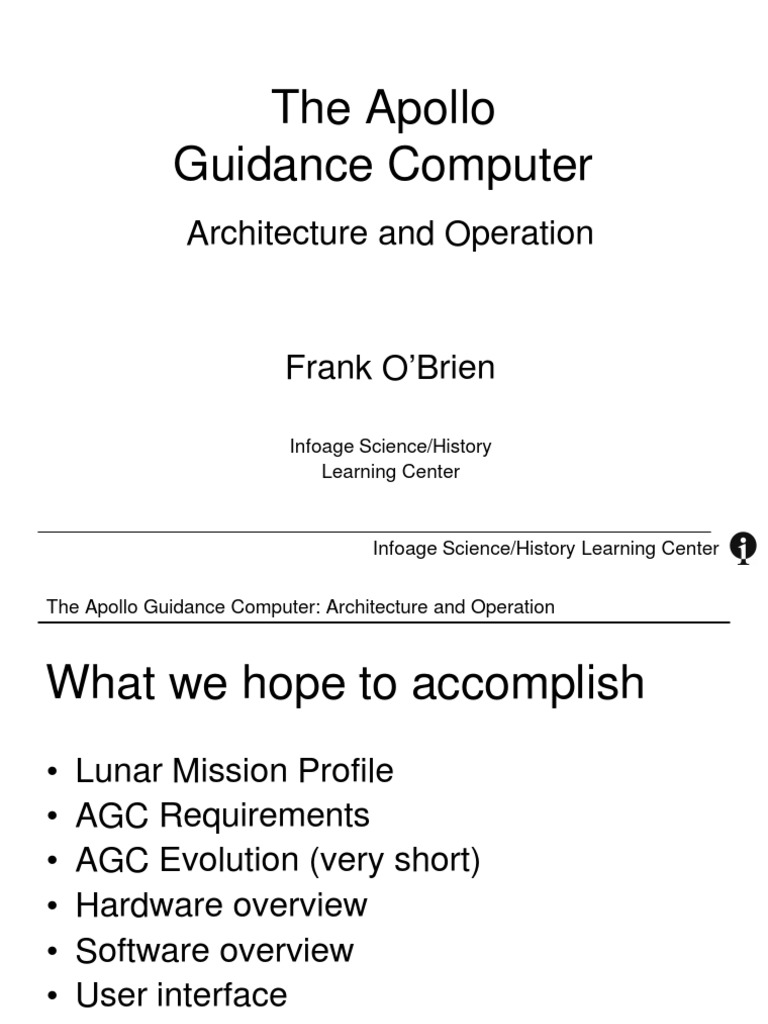 Apollo Guidance Computer | PDF | Computer Data Storage | Computer ...