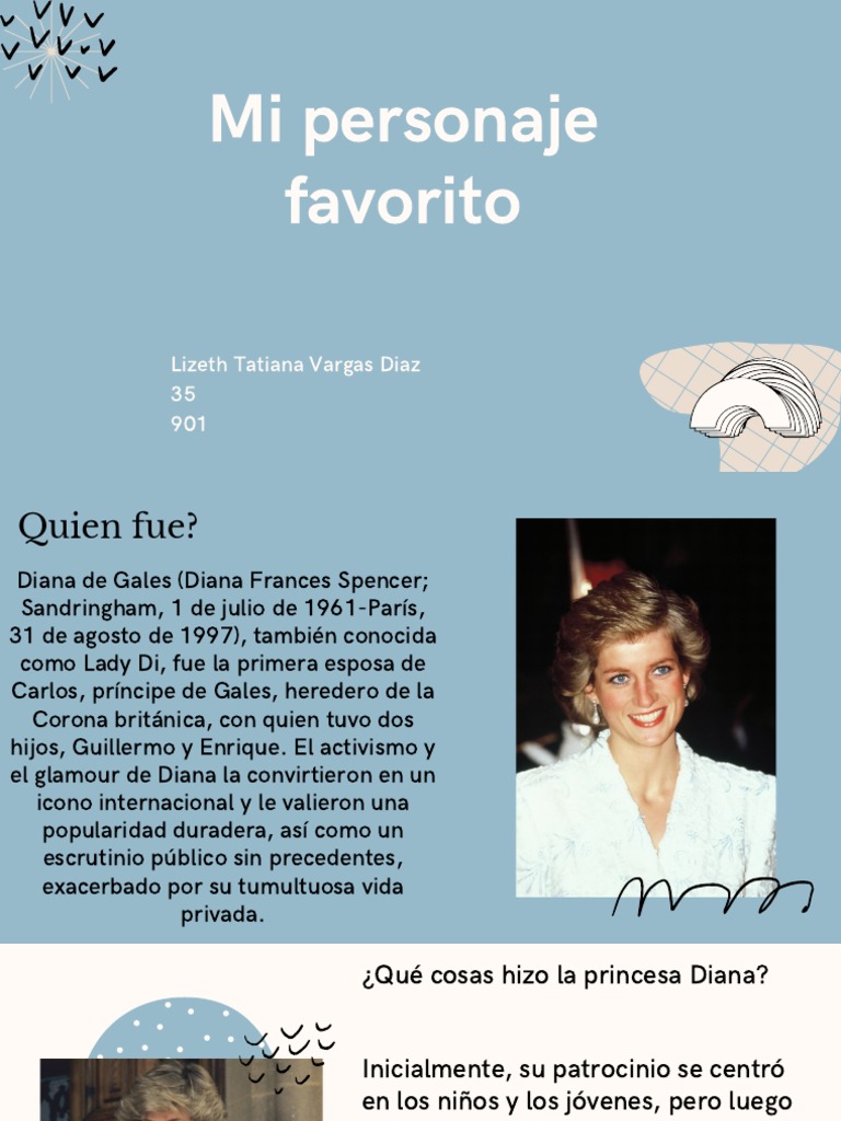 Mi Personaje Favorito | PDF | Diana