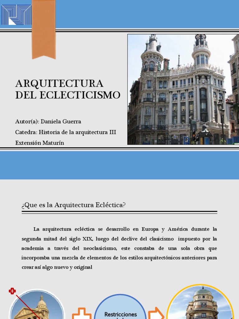 Arquitectura Ecléctica: Definición y Características | PDF | Las artes ...