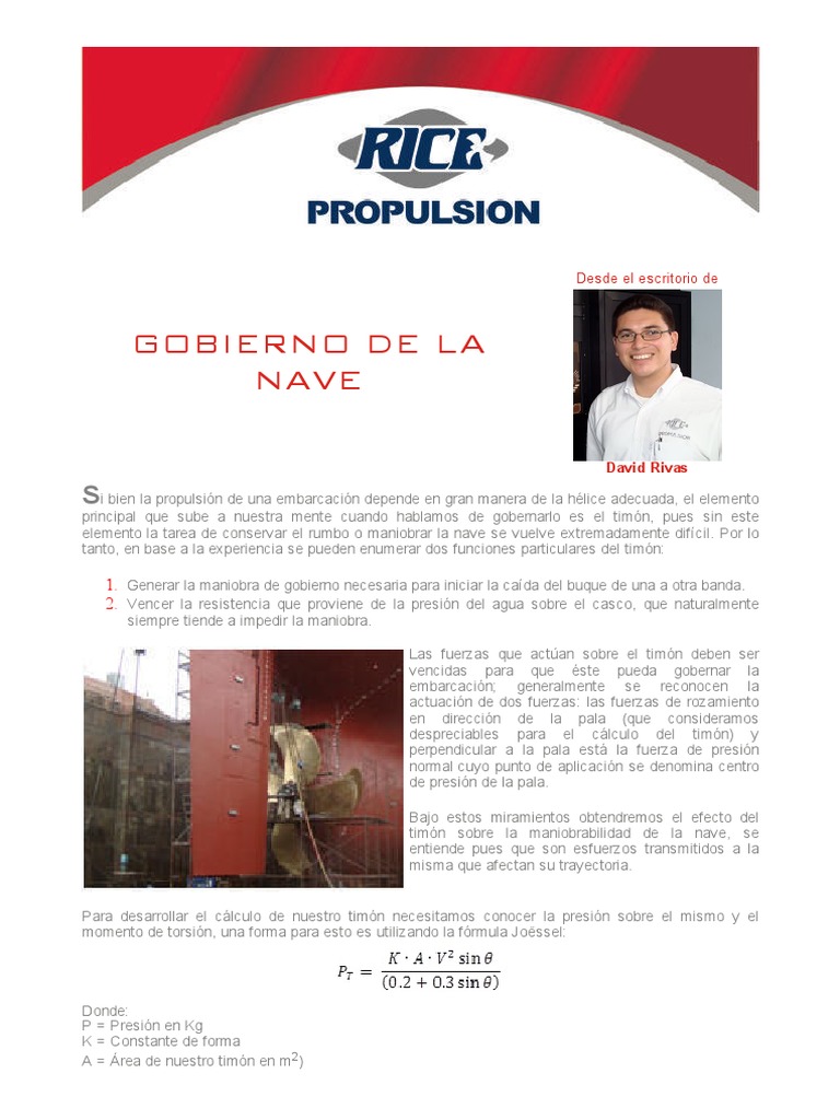 Gobierno de La Nave | PDF | Timón | Barcos