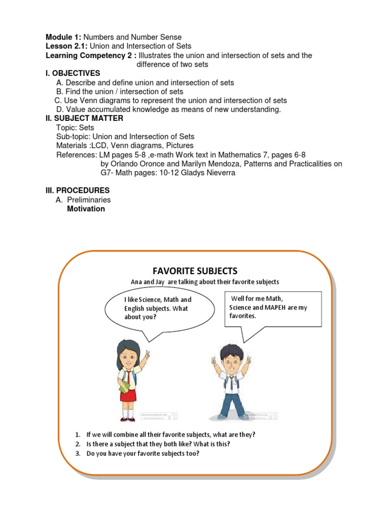 Favorite Subjects | PDF | Mathematics | Cognition