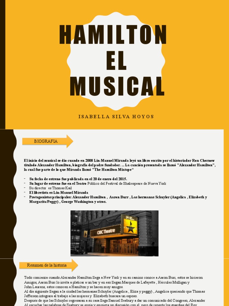 Hamilton | PDF | Hamilton (musical) | Alexander Hamilton