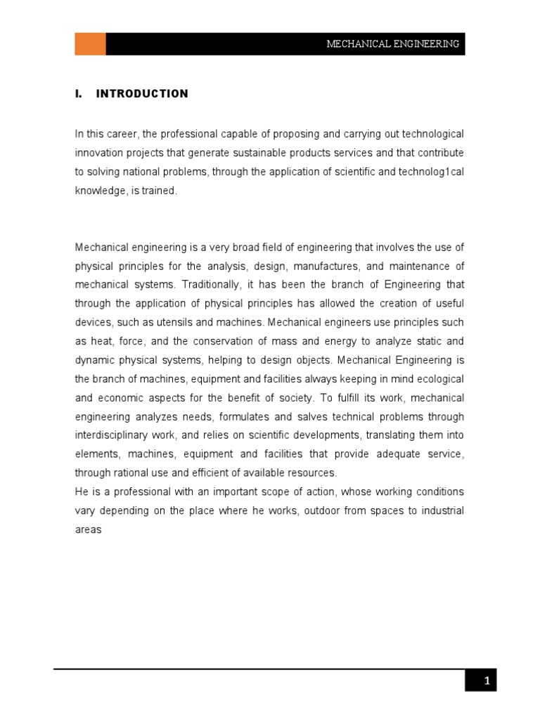 Mechanical Engineering | PDF | Engineering | Mechanical Engineering