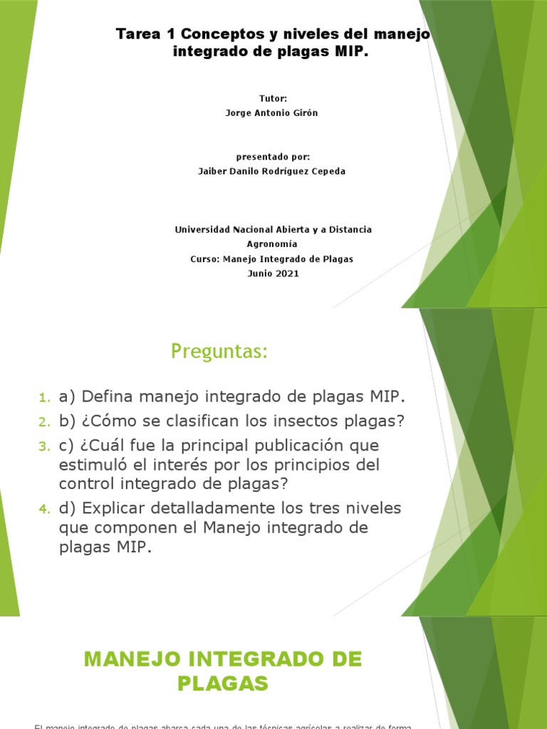 Manejo Integrado de Plagas | PDF | Plaga (organismo) | Pesticida