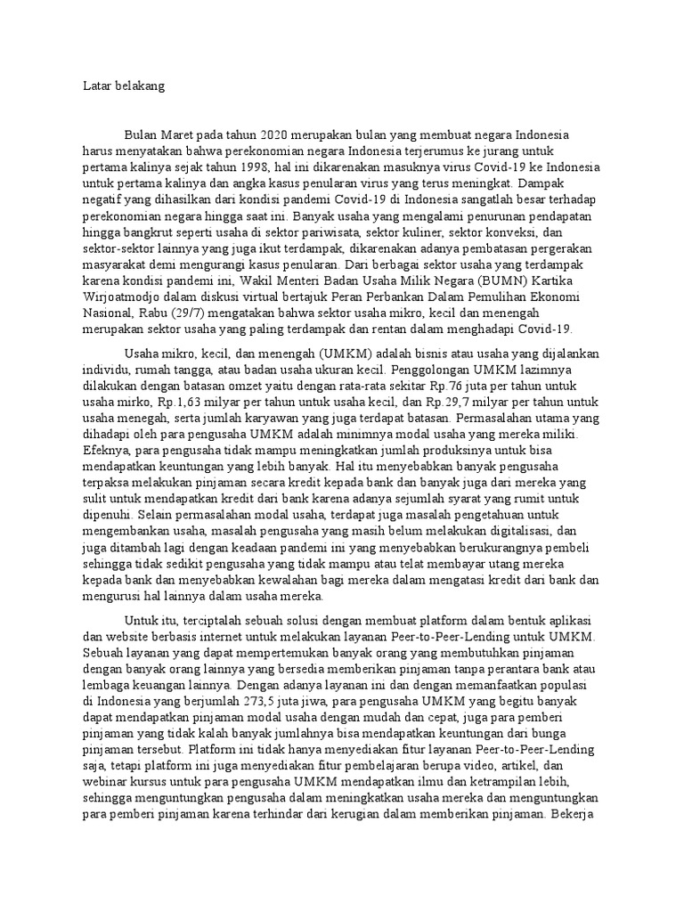 Contoh Pembukaan Proposal | PDF