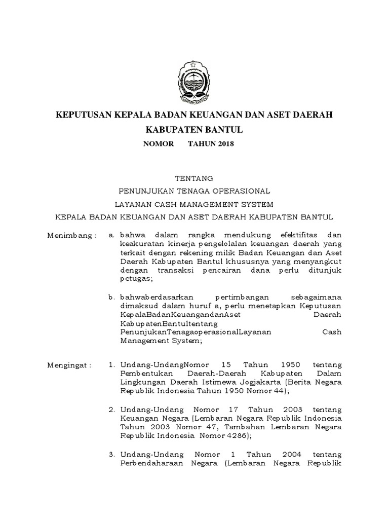 Contoh SK Cms-Opd | PDF