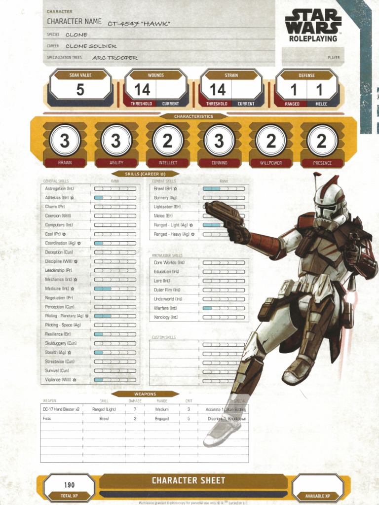 Clone Wars CT-4547 Hawk | PDF