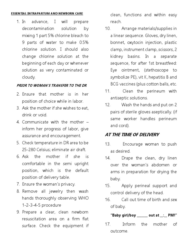 Einc Script | PDF | Breastfeeding | Childbirth