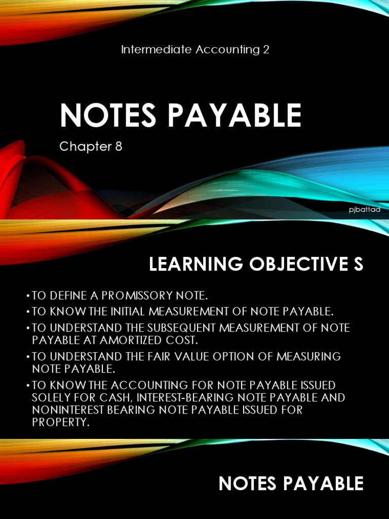Notes Payable: Intermediate Accounting 2 | Download Free PDF ...
