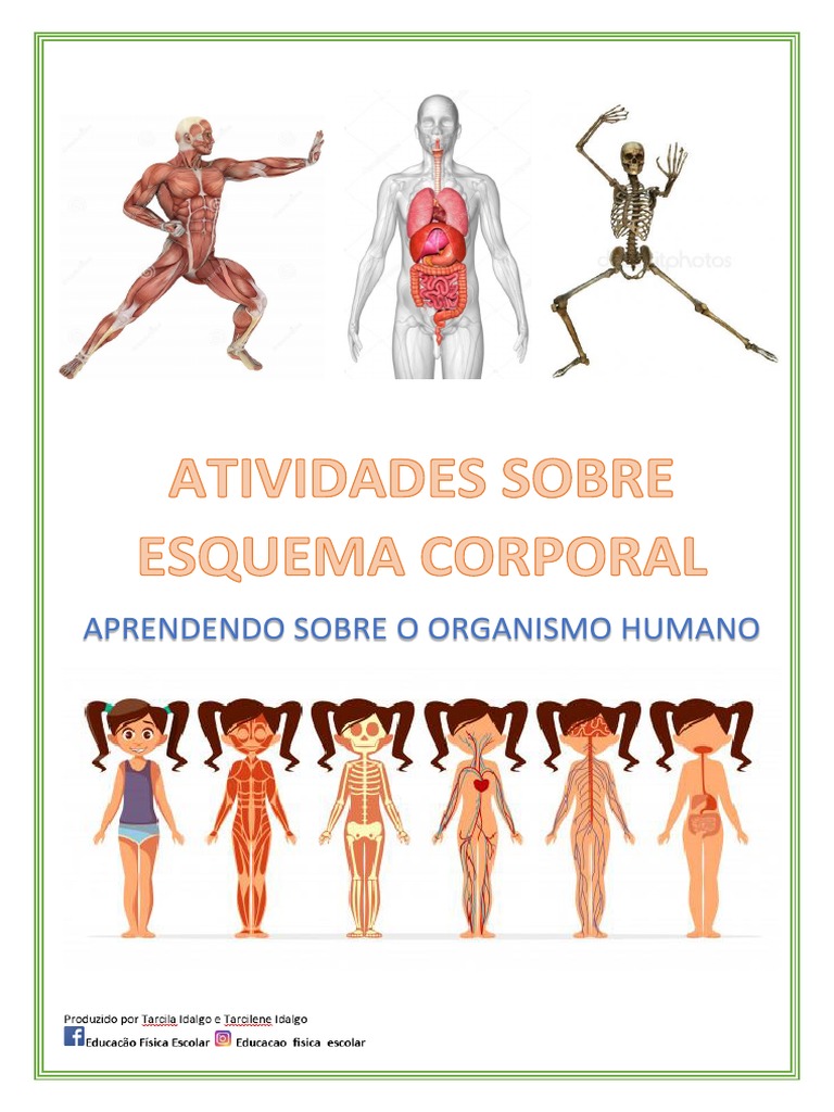 Atividade Sobre Esquema Corporal | PDF | Corpo humano | Esqueleto