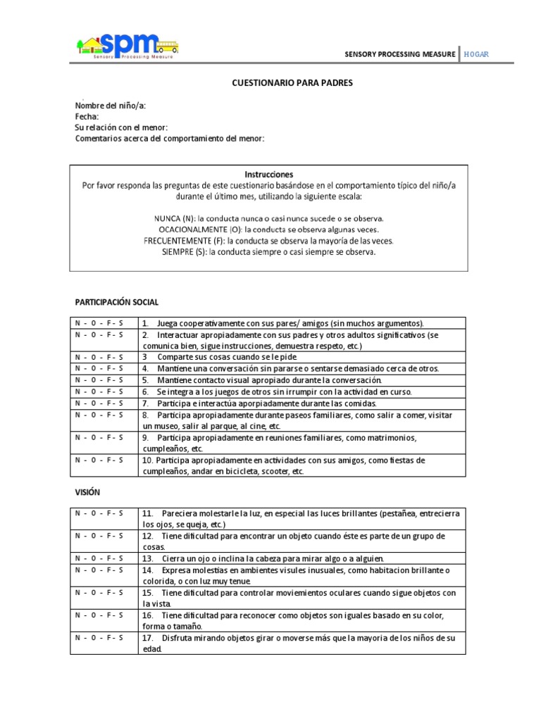 SPM-5 A 12 Años | PDF