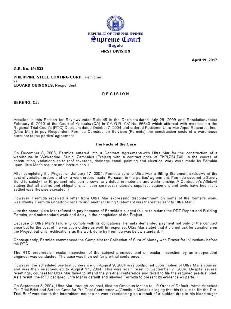 Failure To File Pre Trial Brief and Attend | PDF | Lawsuit | Trials