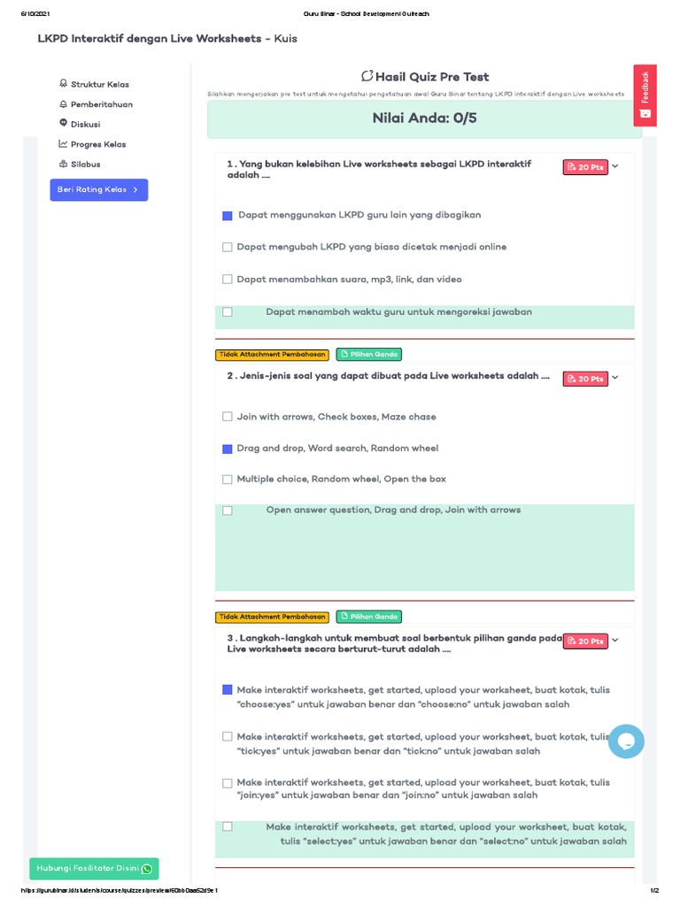 Guru Binar - School Development Outreach LKPD Live Worksheet | PDF