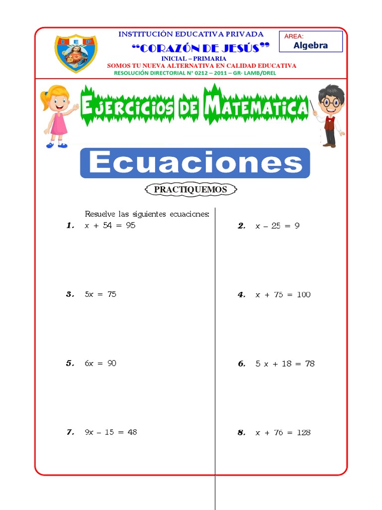 Repasamos Ecuaciones | PDF | Matemáticas