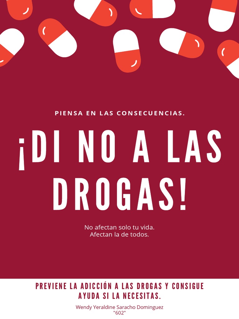 Póster de Conciencia Sobre Drogas | PDF | Estilo de vida