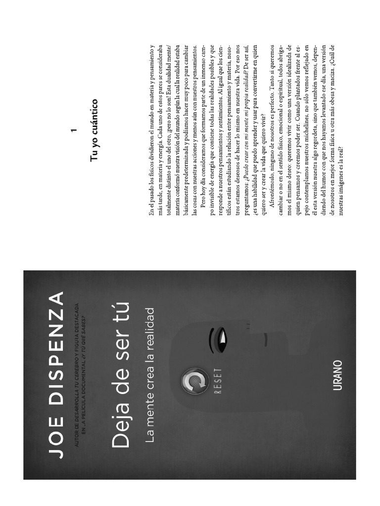 1 - Deja de Ser Tu - Cap 1 | PDF