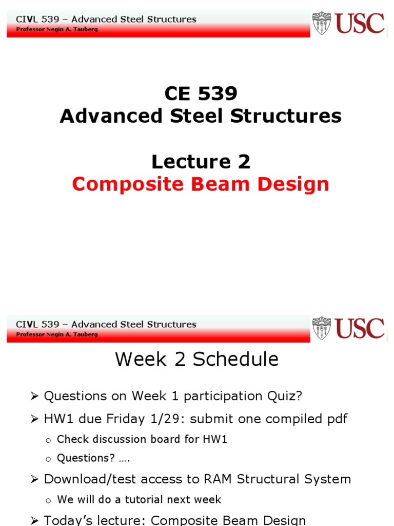 02 Composite Beam Design | PDF | Beam (Structure) | Composite Material