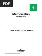 Mathematics 9 LAS Quarter 3 | PDF | Rectangle | Perpendicular