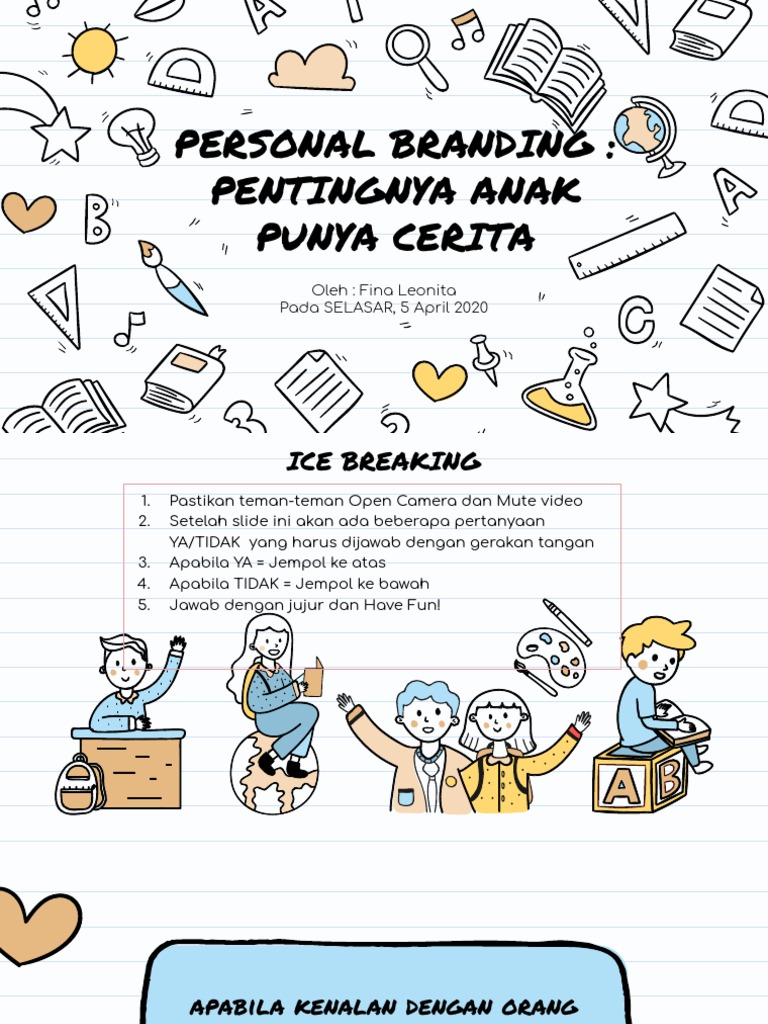 Personal Branding SELASAR PDF | PDF