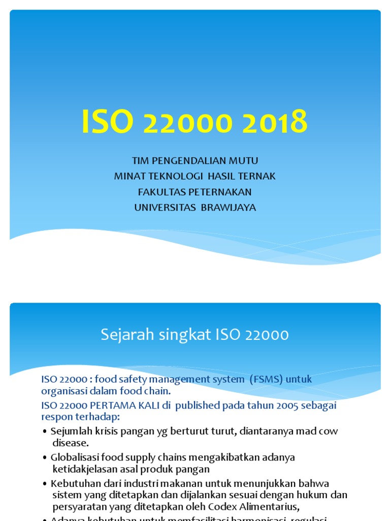 9-pengemut-ISO 22000 2018 | PDF