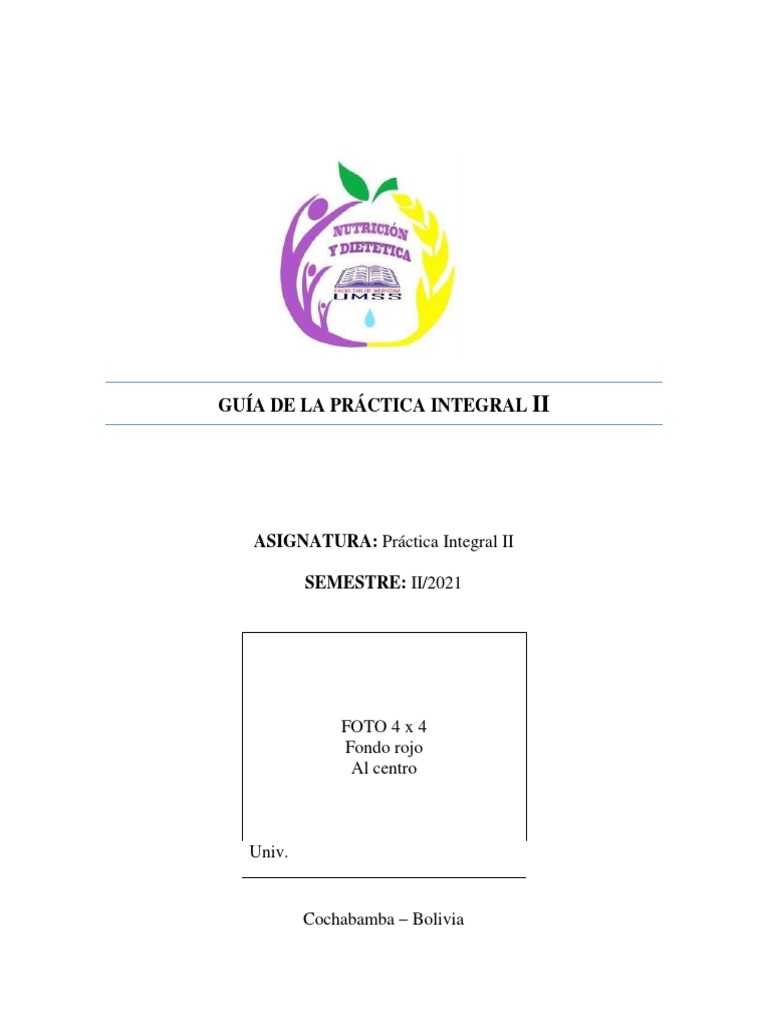 Práctica Integral II en Nutrición Clínica | PDF | Dietético | Dieta