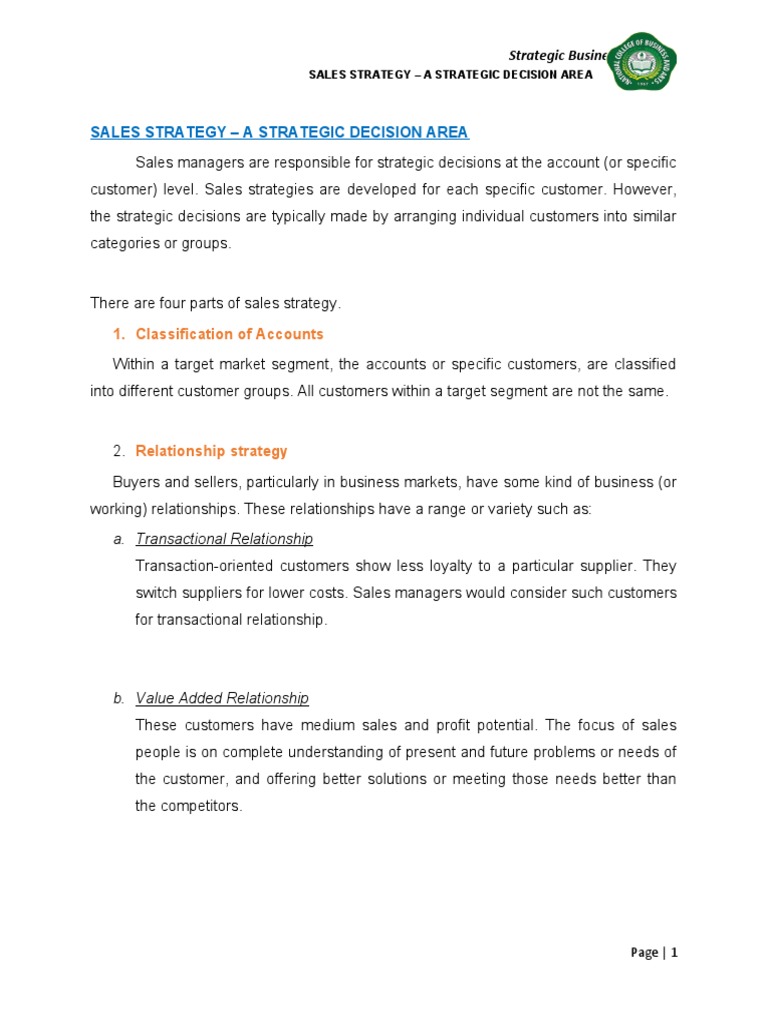Lesson 4 | PDF | Forecasting | Sales