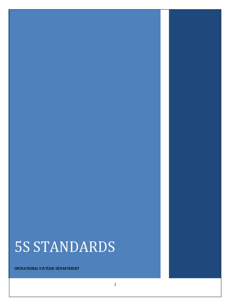 5S Manual | PDF | Arial | Oil