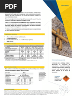 Tronex Plus 915 Ficha Tecnica | PDF | Material explosivo | Explosión