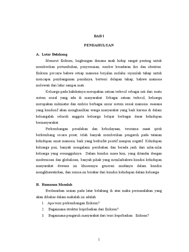 Teori ERIC-ERIKSON | PDF