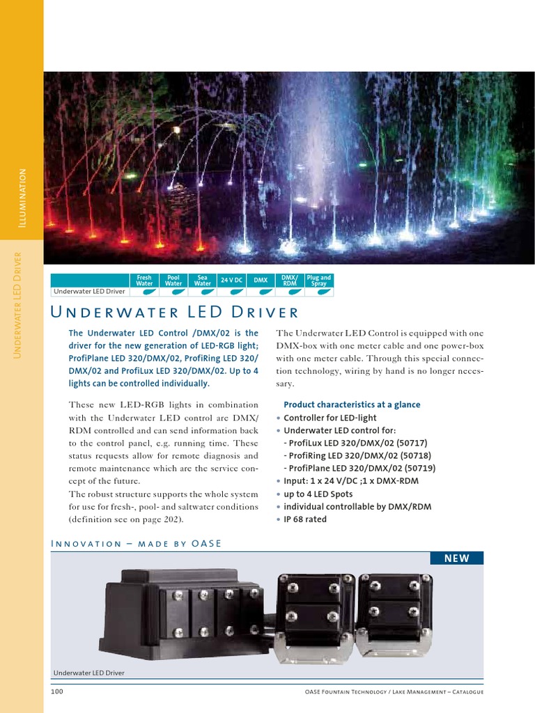 Underwater LED Driver: Innovation - Made by OASE | PDF | Computer ...