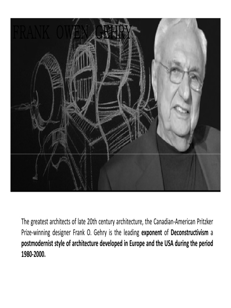 Frank Gehry | PDF | Architectural Design | Architecture