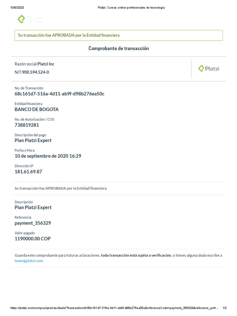 Platzi - Cursos Online Profesionales de Tecnología | PDF