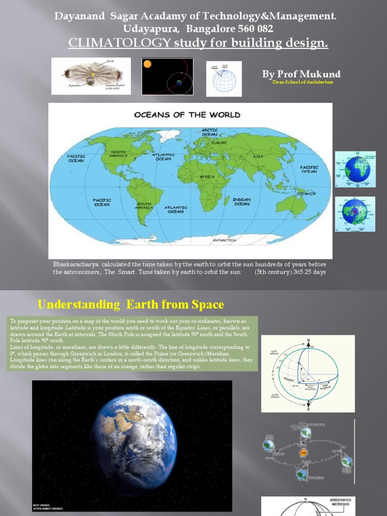 CLIMATOLOGY Study For Building Design.: Dayanand Sagar Acadamy of ...